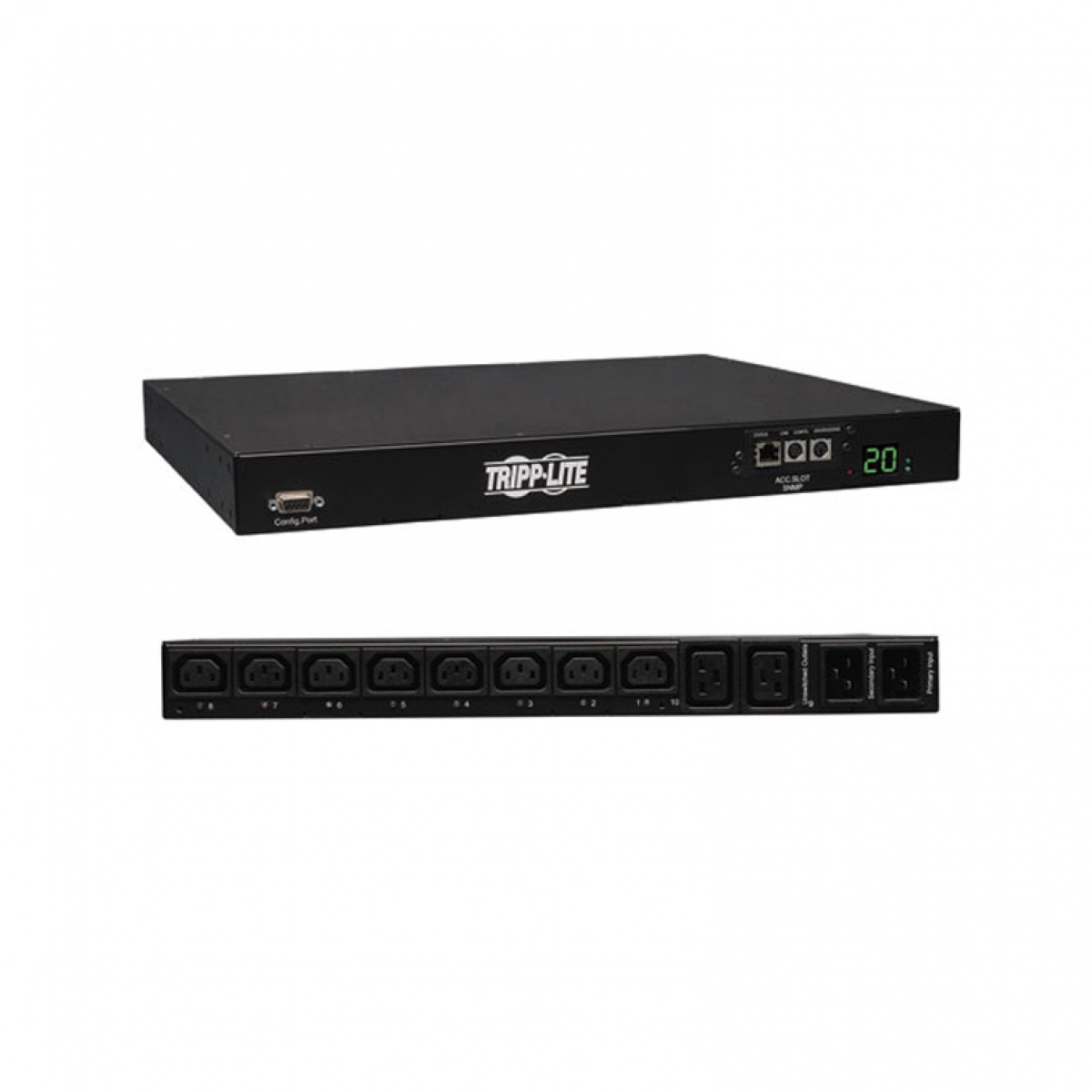 ATS/PDU controlable monofásico de 3,2-3,8 kW, tomacorrientes de 200-240 ...